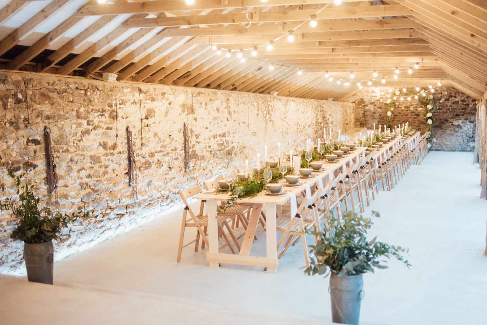 Rustic styled photo shoot for Pengenna Manor's new barn - Eeek!